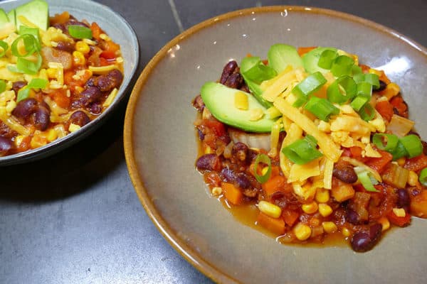 Chili végétarien facile
